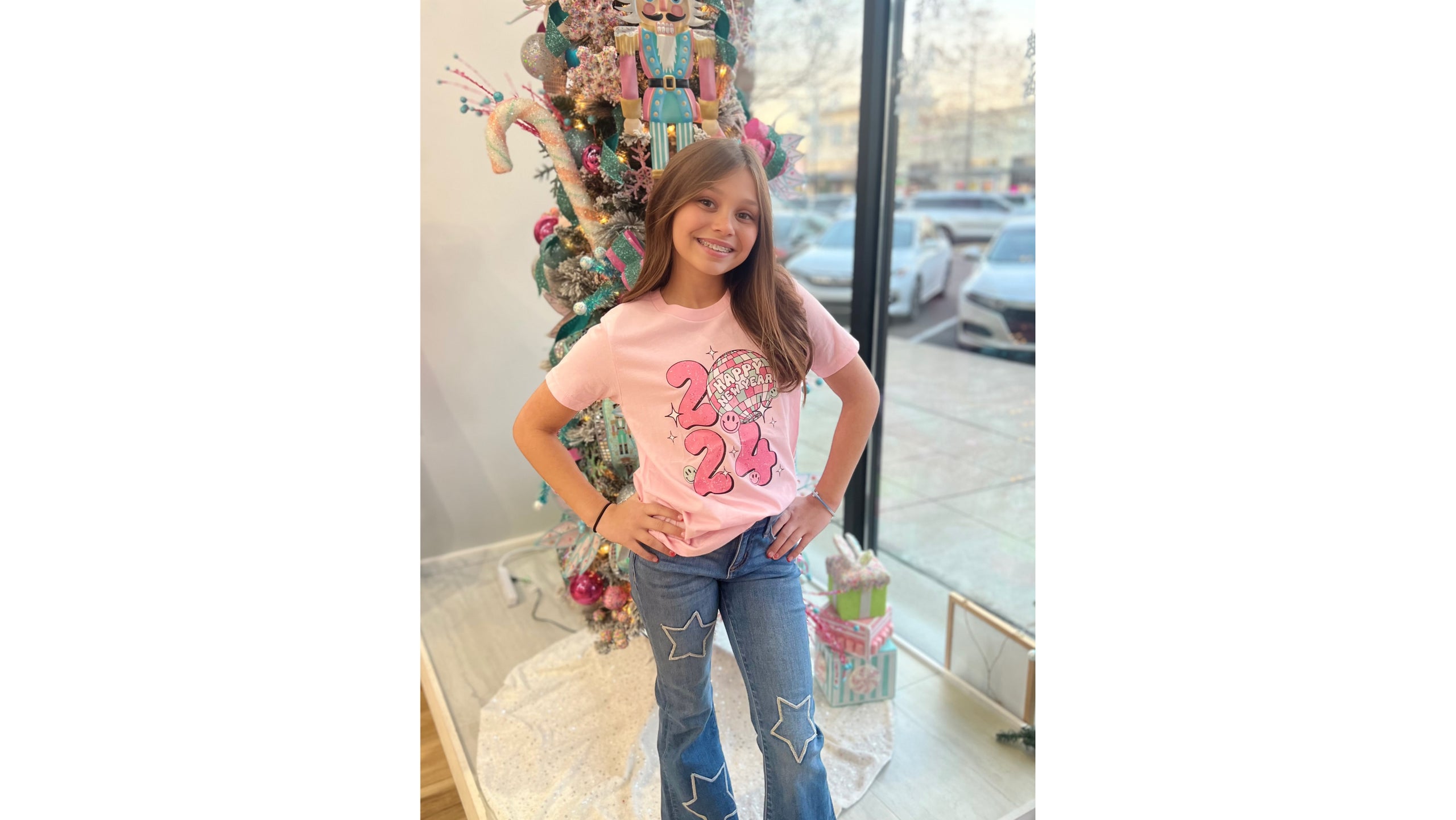 New Year Smiley Tee | Willow and Grace