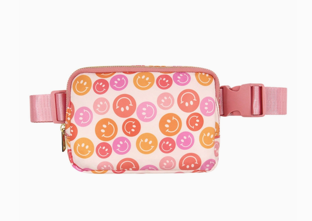 Smiley Face Fanny Pack | Willow and Grace
